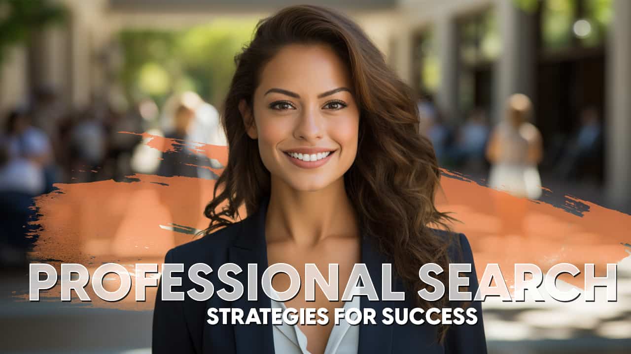 Professional Search: Strategies for Success