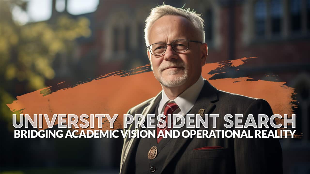 University President Search: Bridging Academic Vision & Operational Reality